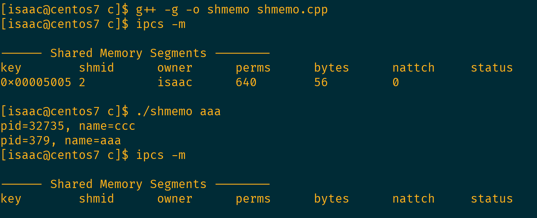 Linux Shared Memory PrimerPy